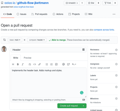Open a Pull Request | ooloo.io